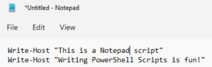 How to Write and Run a PowerShell Script File on Windows 11