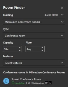 Understanding How Outlook Room Finder Uses the Places Service