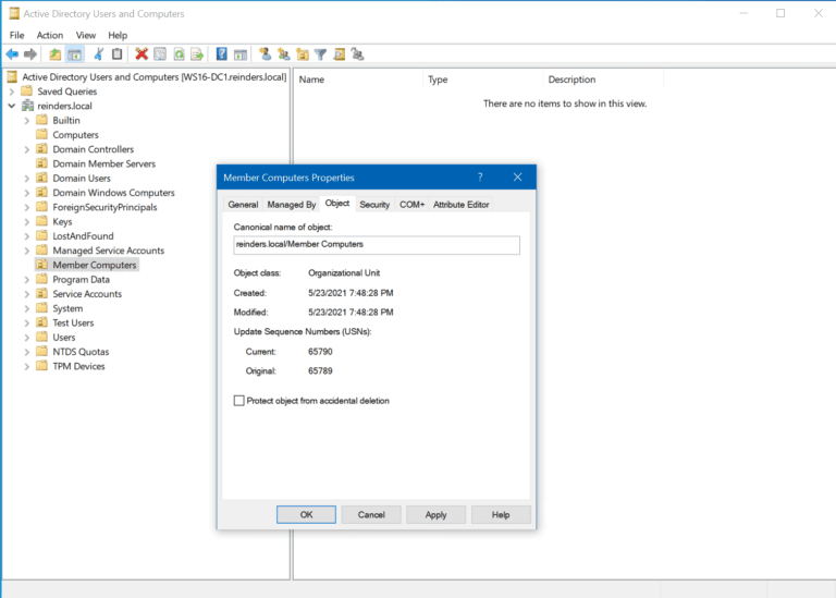 How to Delete a Protected OU in Active Directory | Petri