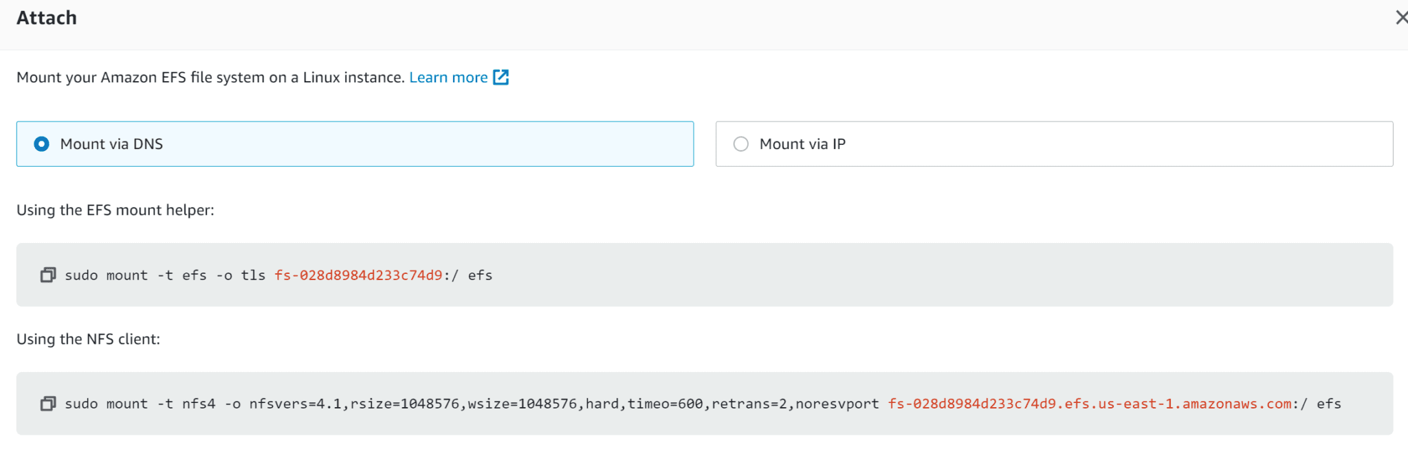 How to Set Up an Amazon EFS File System (EFS) | Petri