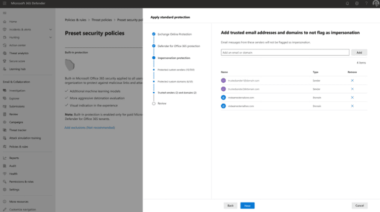 Defender for Office 365 to Get Preset Policy Improvements in June