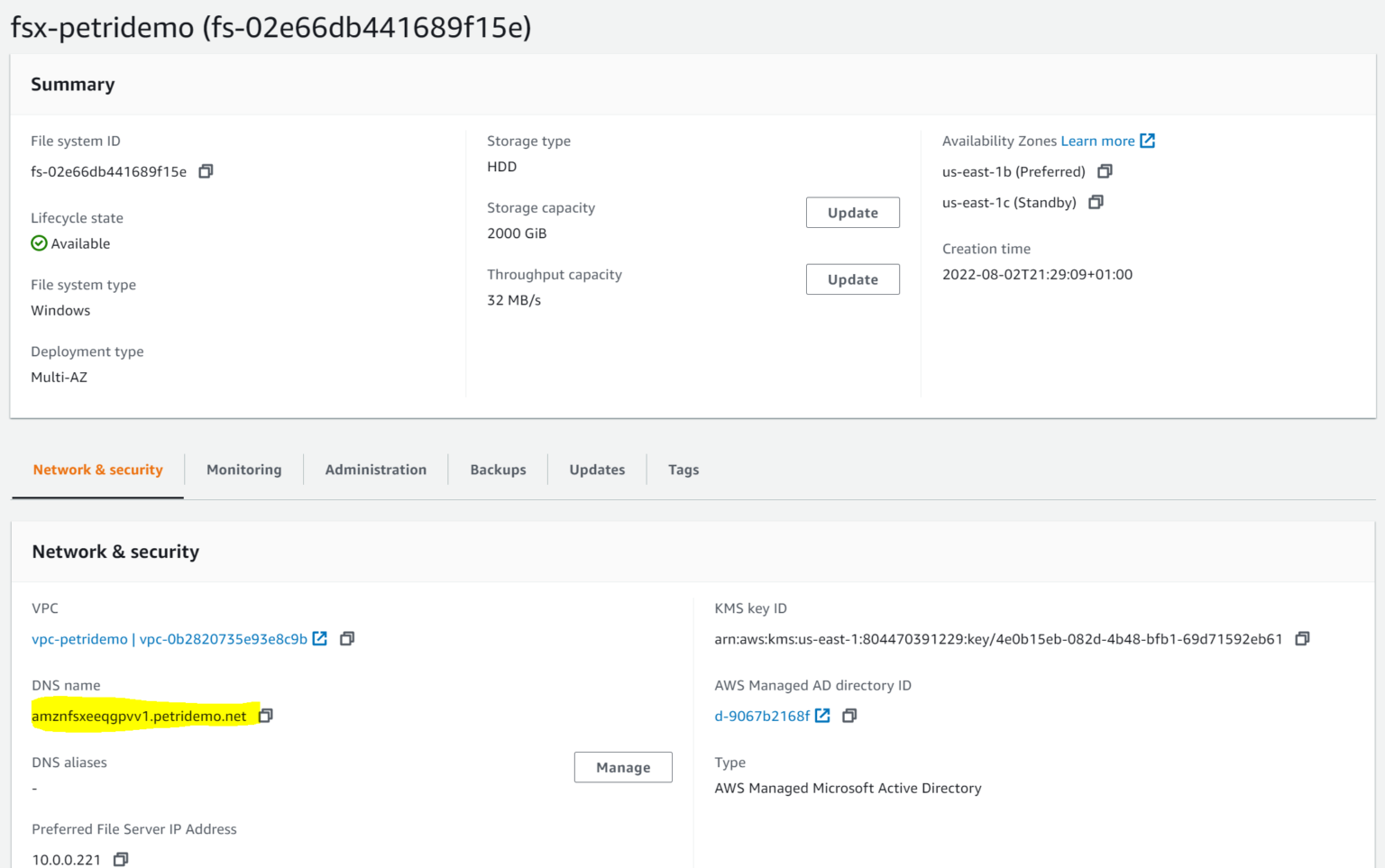 How to Set Up Amazon FSx for Windows File Server | Petri
