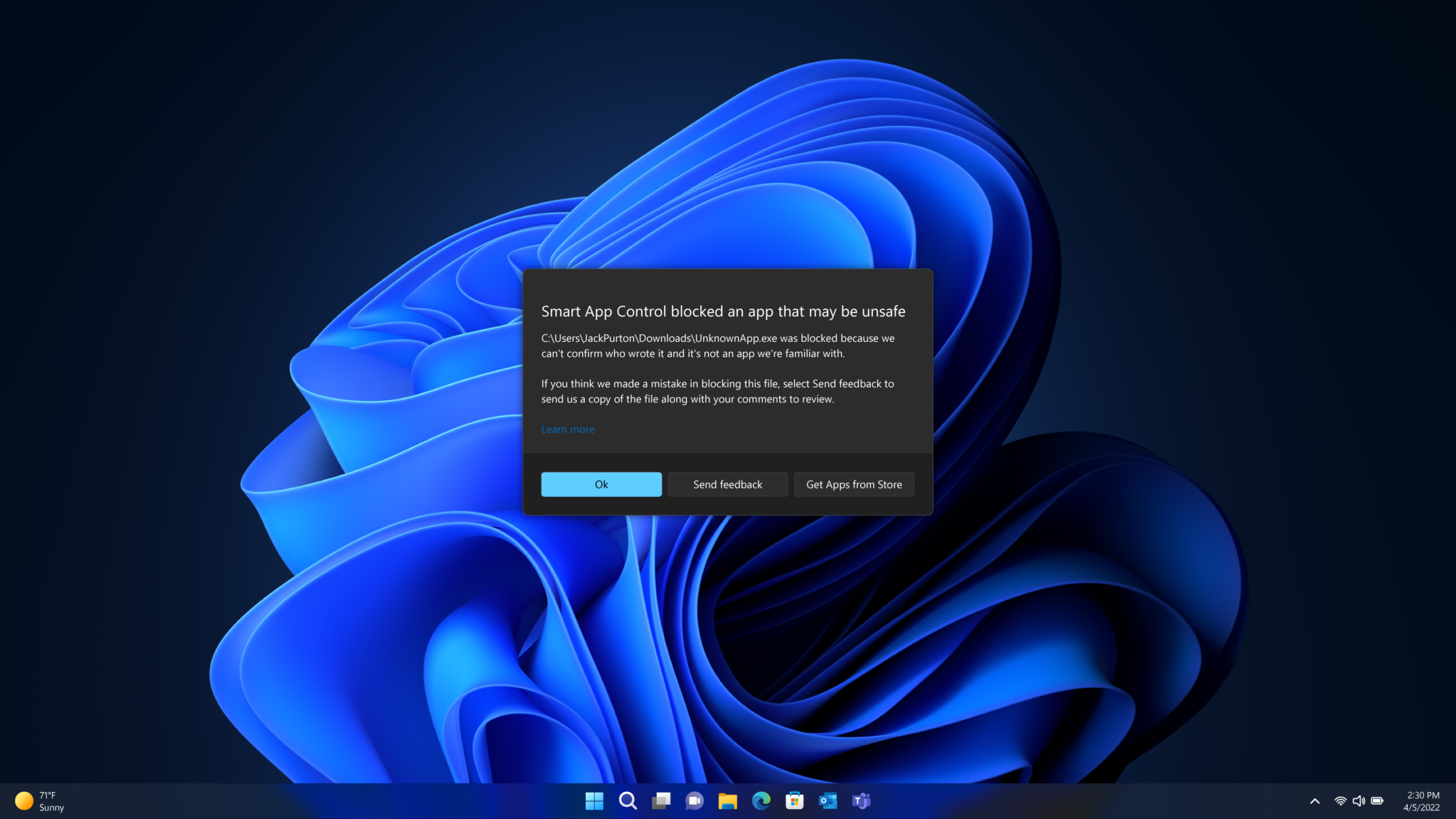 Windows 11 Gets Smart App Control and More Security Features