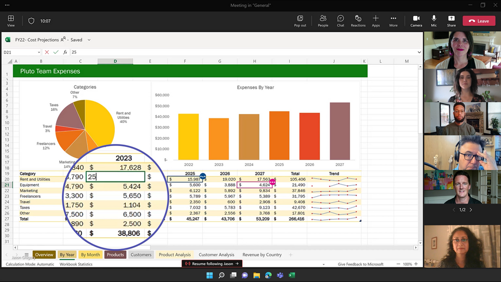 Microsoft Teams Meetings Now Let Users Collaborate On Excel Spreadsheets LaptrinhX
