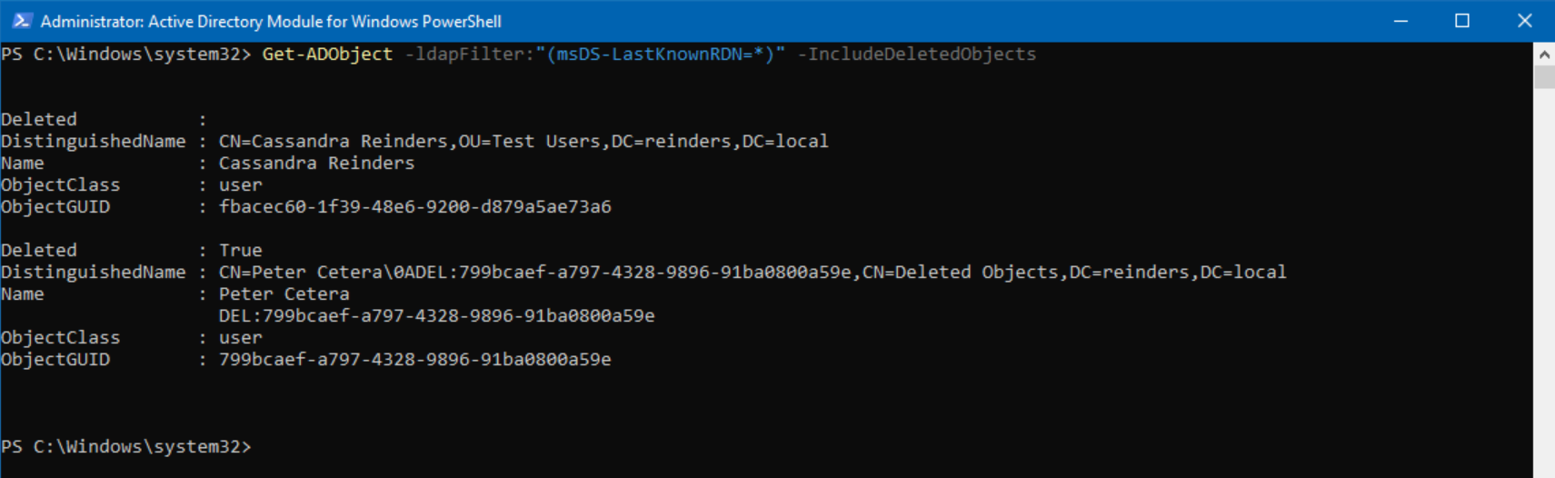 How to Enable and Use the Active Directory Recycle Bin | Petri