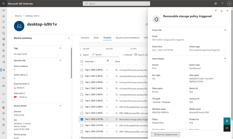 Microsoft Defender For Endpoint Gets New Removable Storage Management