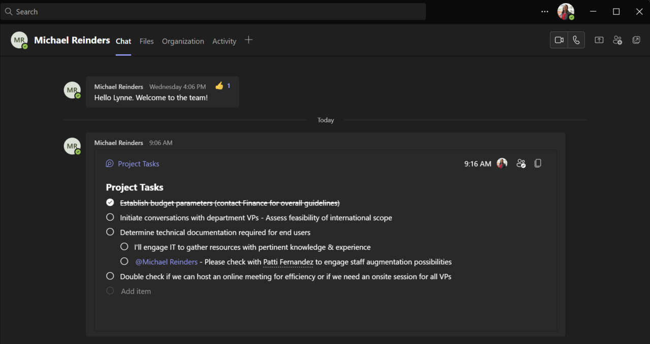 Using Microsoft 365 File Sharing and Microsoft Loop Components